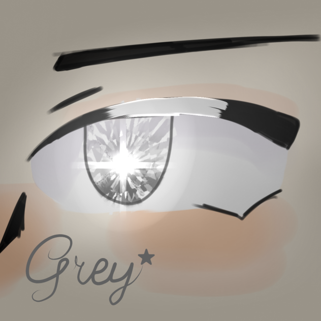 grey's eyes - ibisPaint
