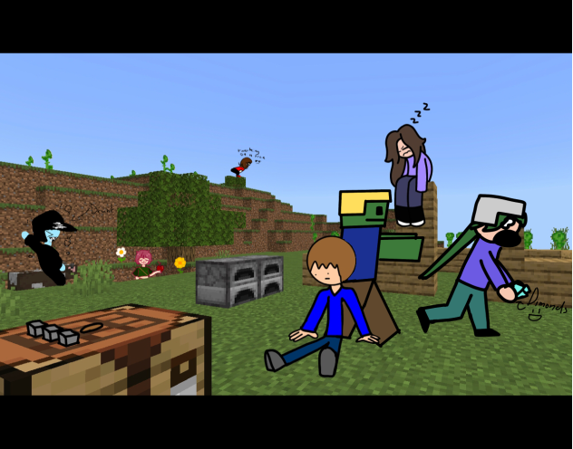 Minecraft collabbbb - ibisPaint