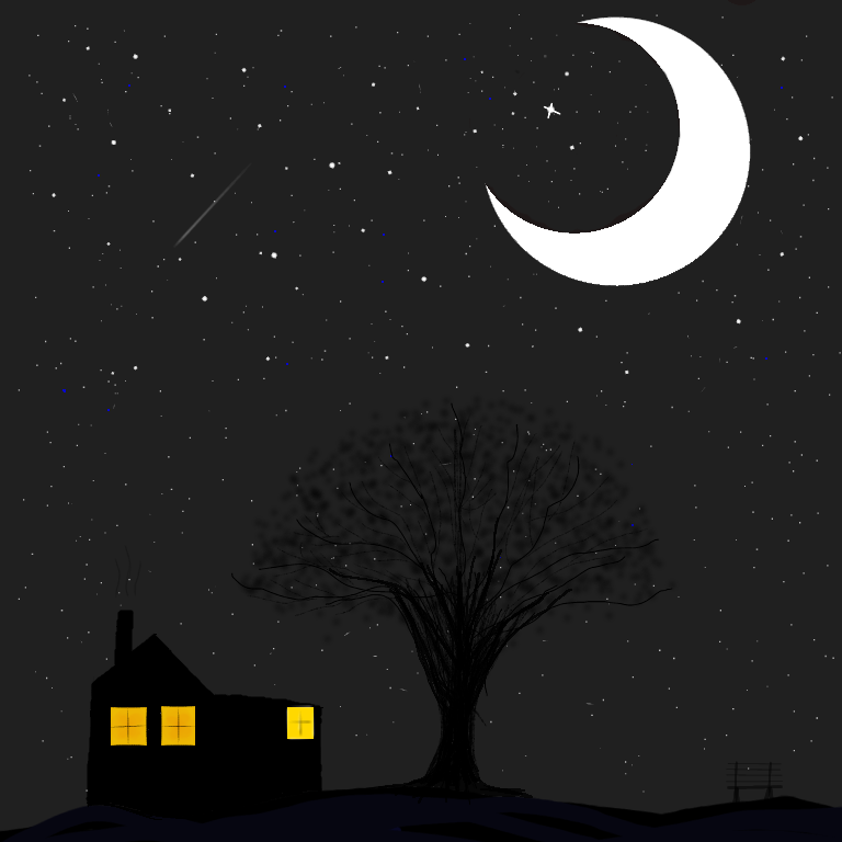 Moonlight Sky - ibisPaint