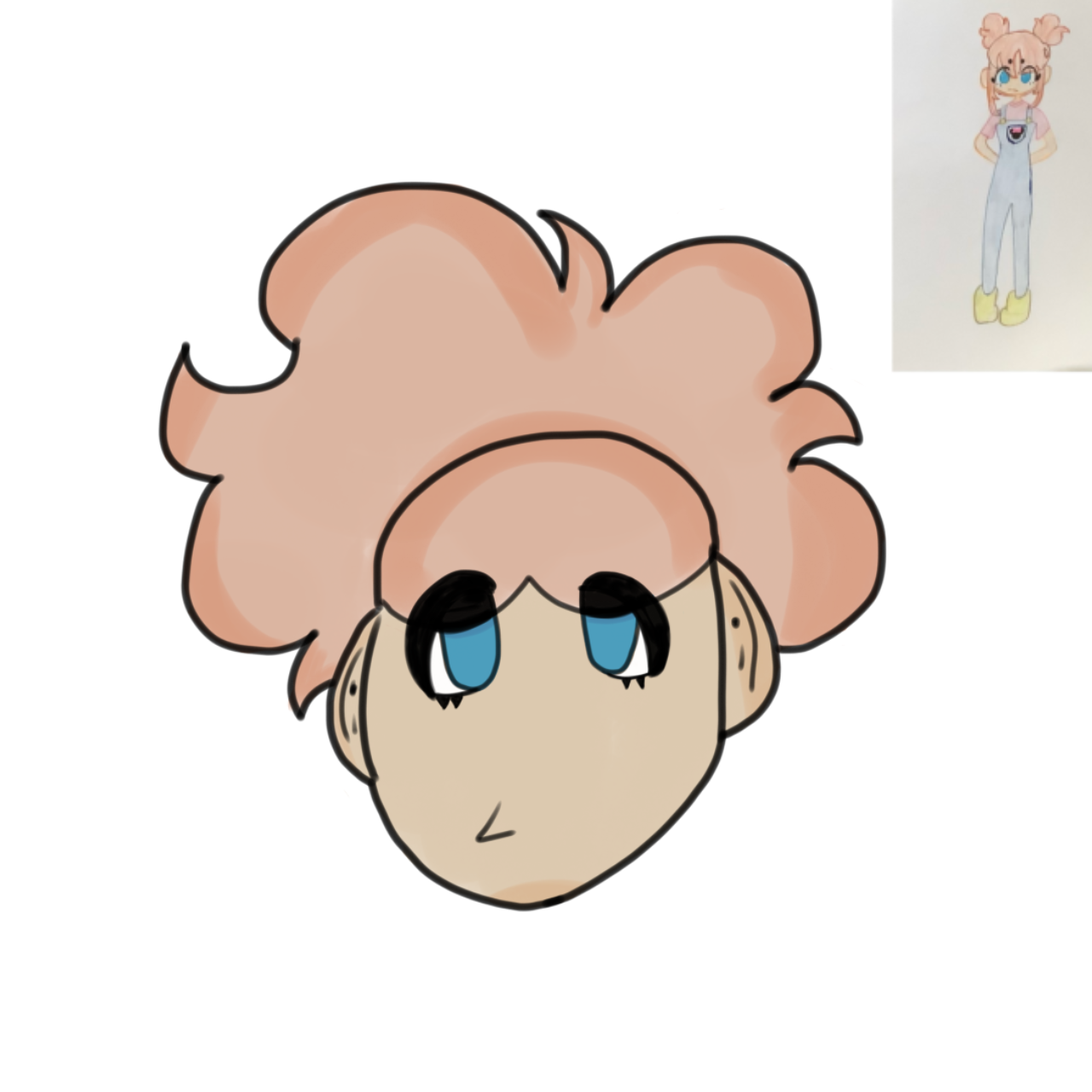 Non-Binary drawing of fren drawing !! - ibisPaint