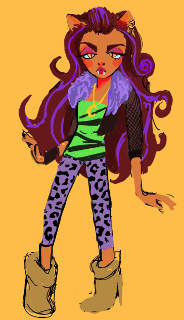 clawdeen wolf - ibisPaint