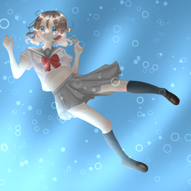 you-chan swimming - ibisPaint