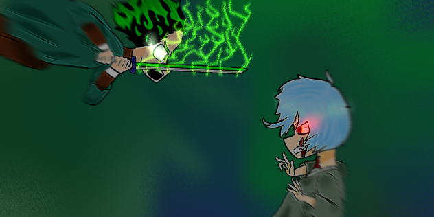 Green Lightning - ibisPaint