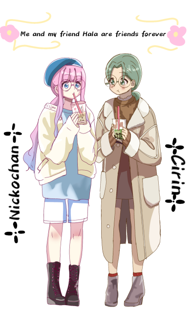 cirin and Nikochan - ibisPaint