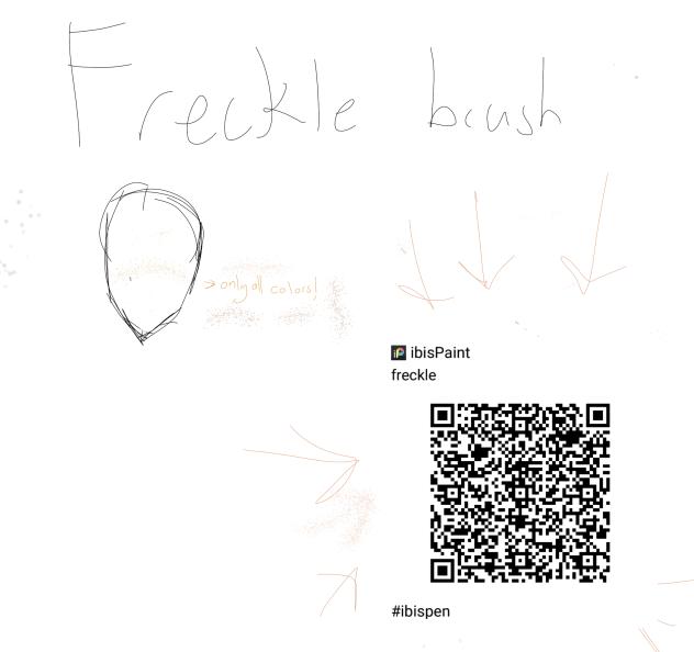 freckle brush - ibisPaint