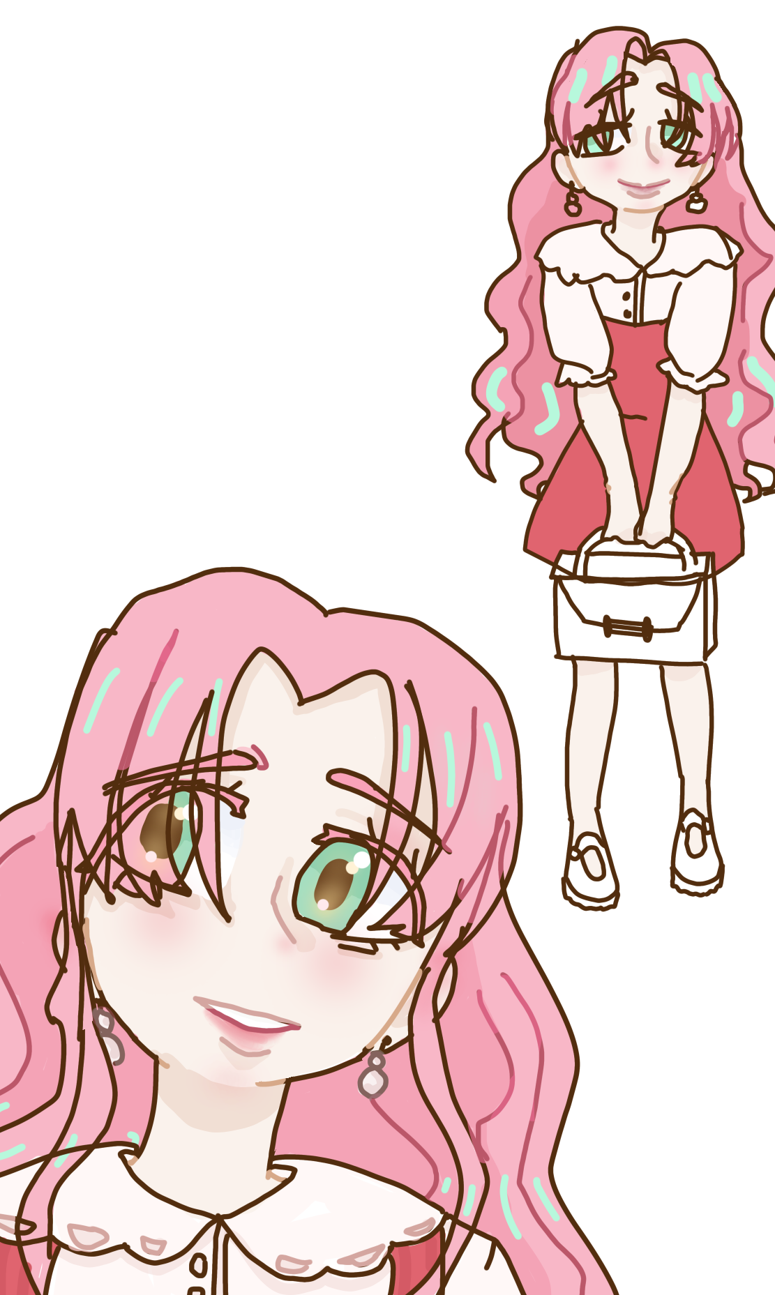 Pretty pink princess uwu - ibisPaint