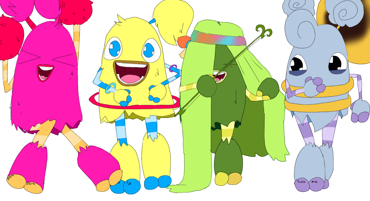 Pom Pom family - ibisPaint