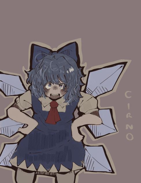 old cirno - ibisPaint