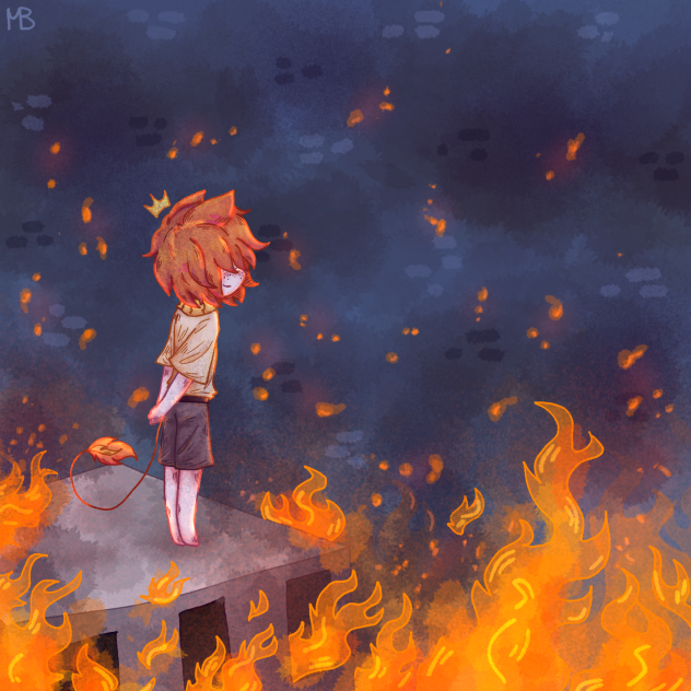 as the world burns down - ibisPaint