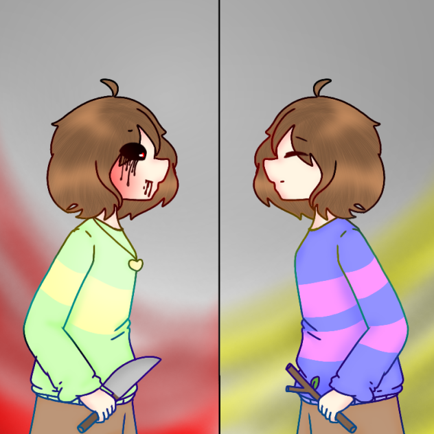 Frisk&Chara - ibisPaint