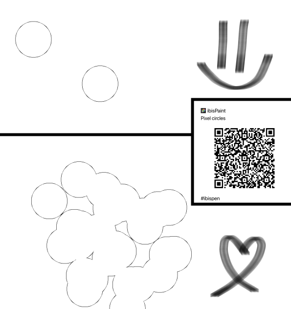 Pixel circle - ibisPaint