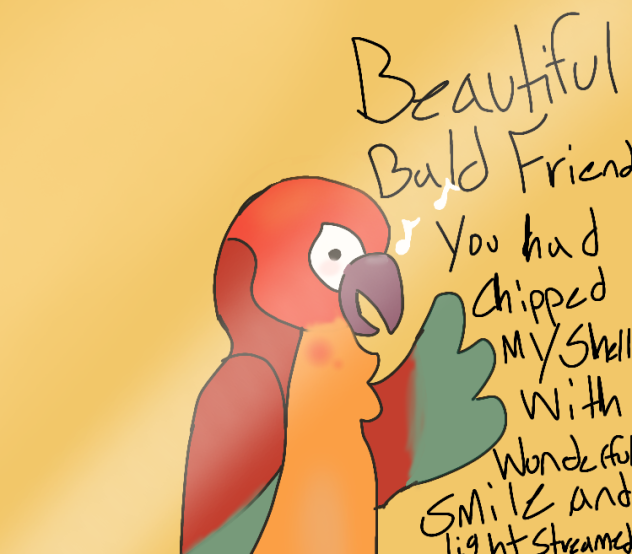 Bird alone - ibisPaint