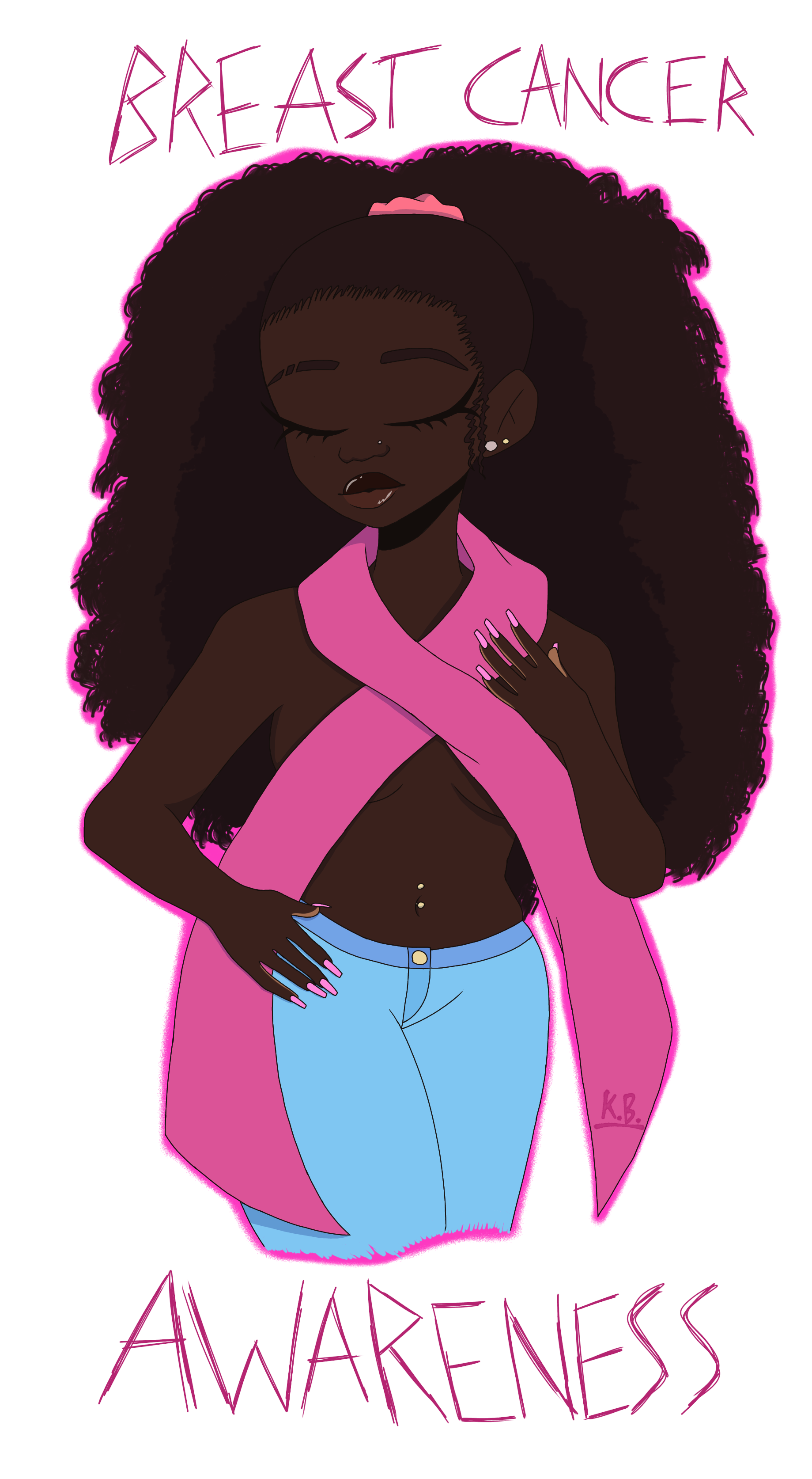 Breast cancer awareness - ibisPaint