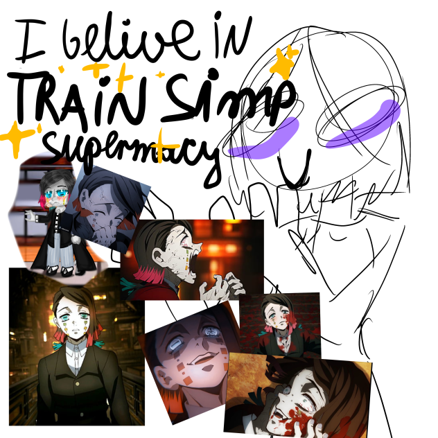 I belive in ️TRAIN SIMP ️ supremacy - ibisPaint
