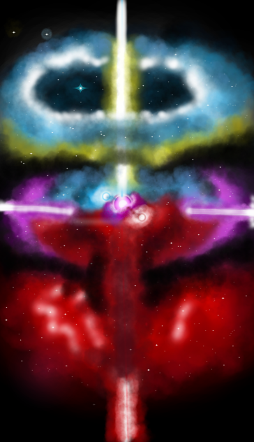 Battle Between Heaven and Hell Nebula - ibisPaint