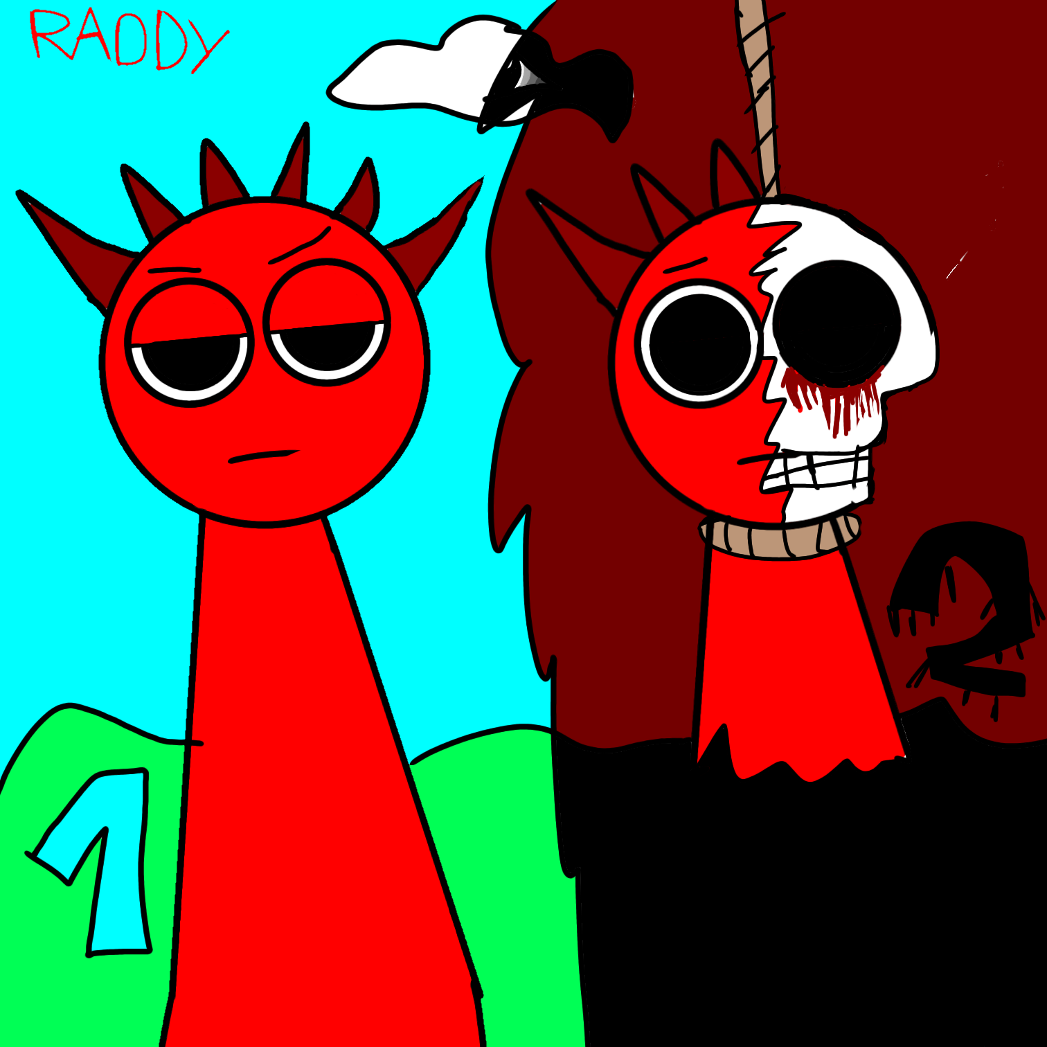 raddy sprunki incredibox - ibisPaint