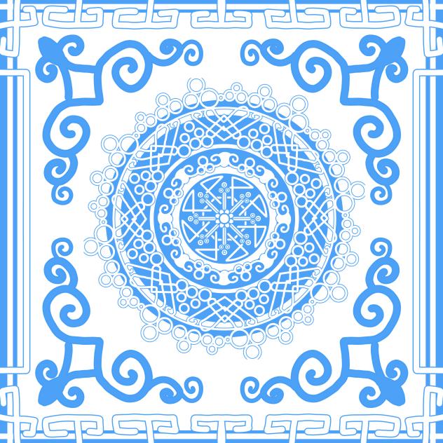 mongolia knot pattern - ibisPaint