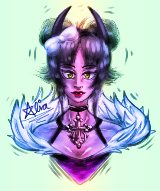 Avatar drawing “Iris” - ibisPaint