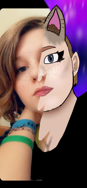 Half and half - ibisPaint