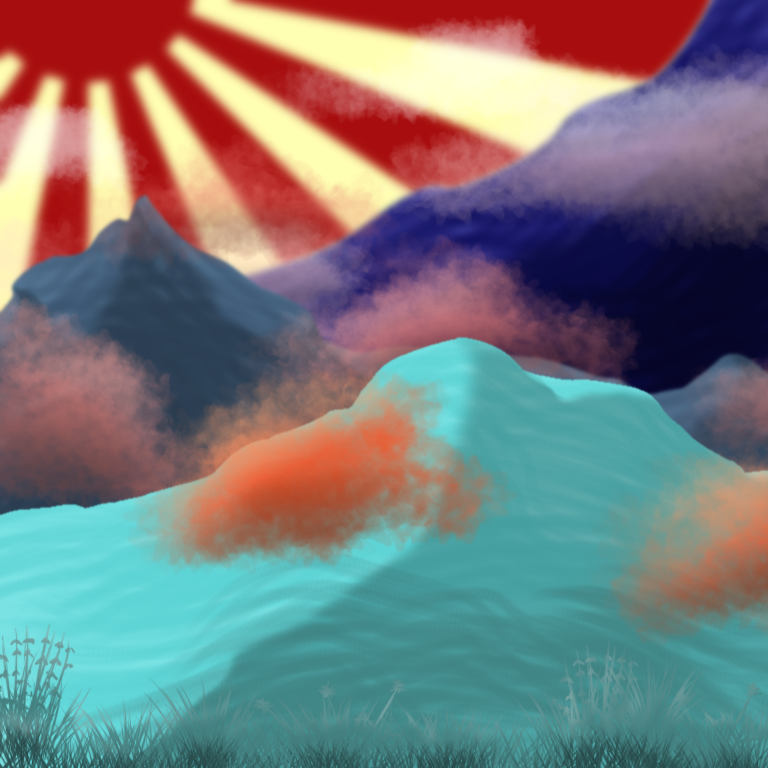 Rising sun - ibisPaint