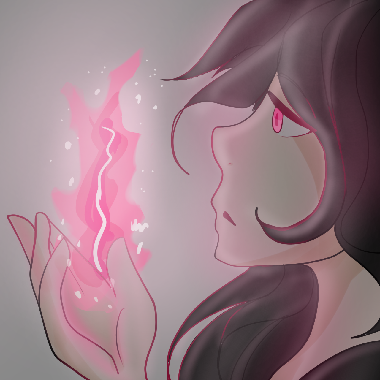 Pink darkness - ibisPaint