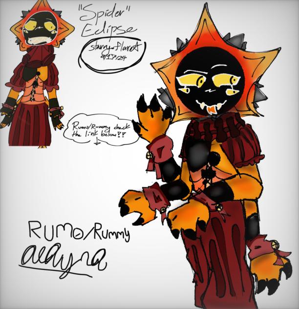 Spider eclipse WIP FA2 - ibisPaint