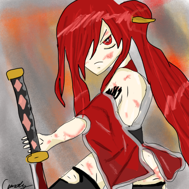 Erza Scarlet - ibisPaint