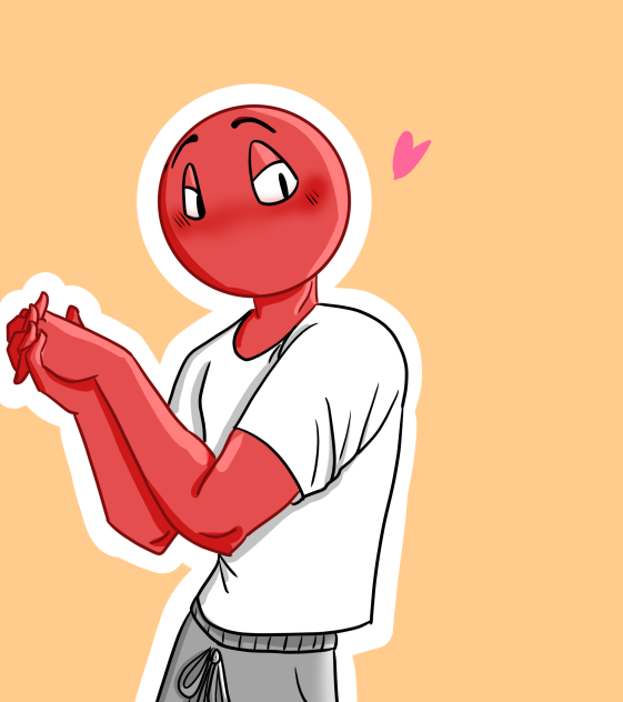 Red rainbow friend with a shirt on~ - ibisPaint