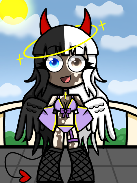 demon lady chibi - ibisPaint