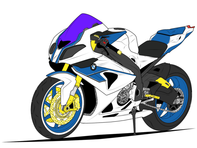 BMW S1000RR - ibisPaint