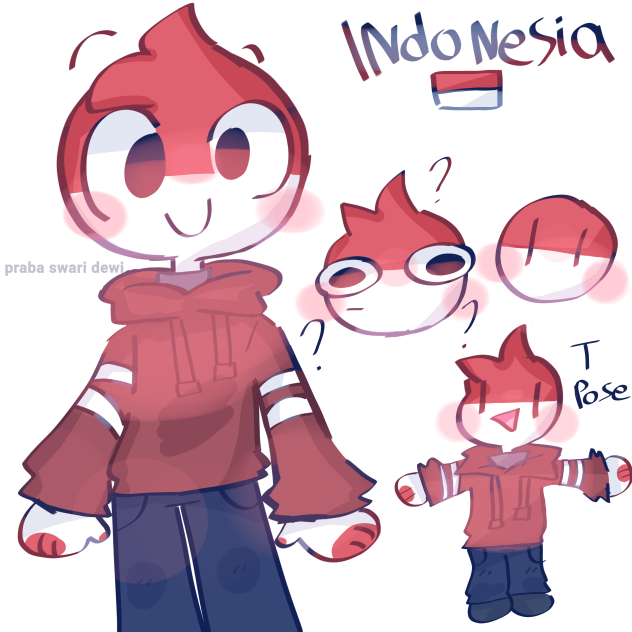 countryhuman Indonesia - ibisPaint