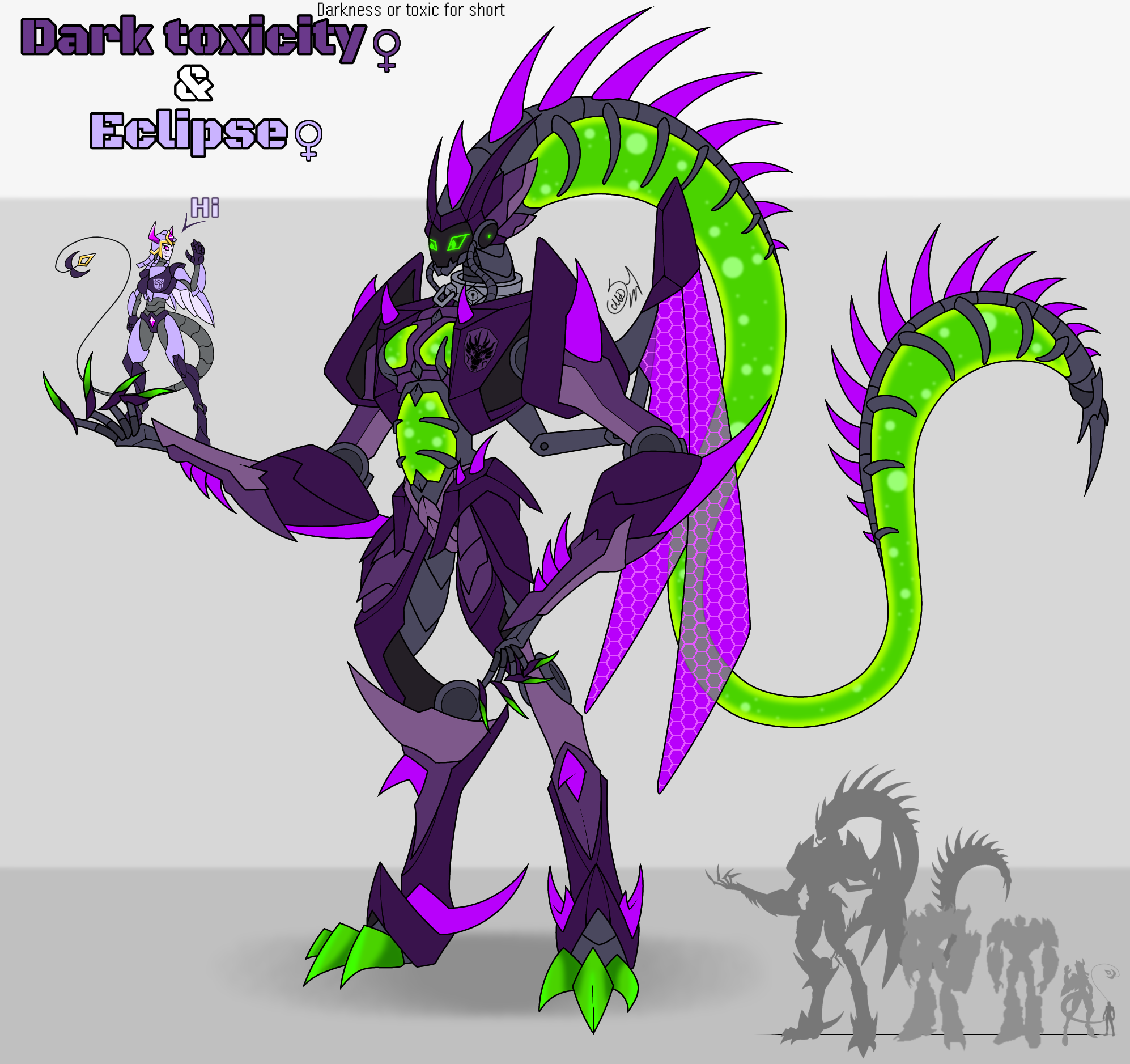 Darkness as transformer - ibisPaint