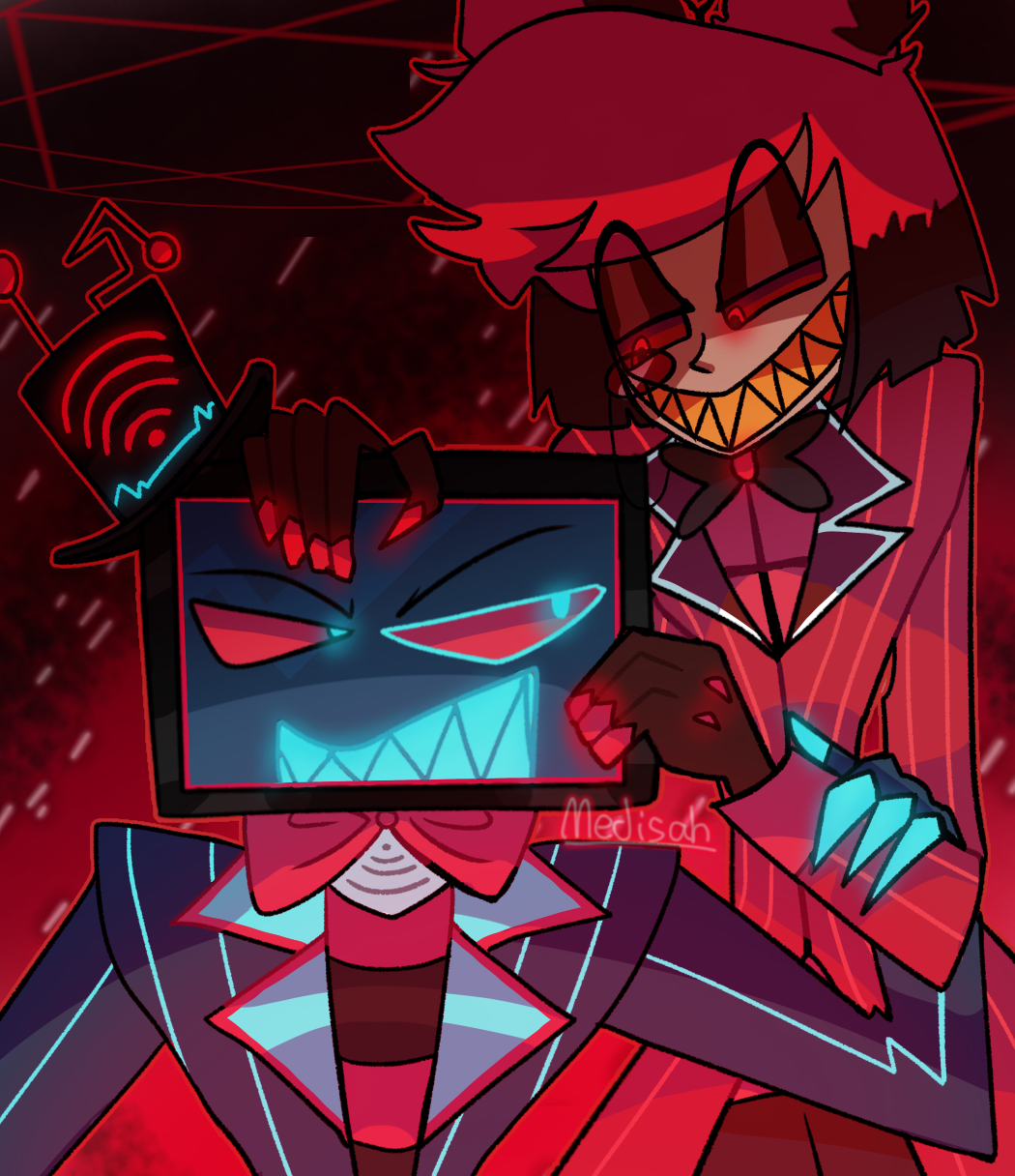 Vox and Alastor 👺 - ibisPaint