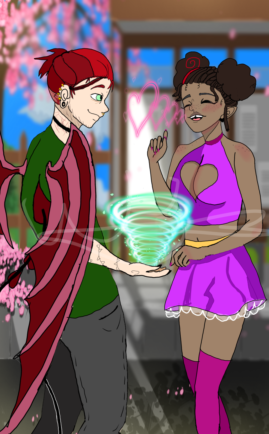 Tiler and Cory show your magic - ibisPaint