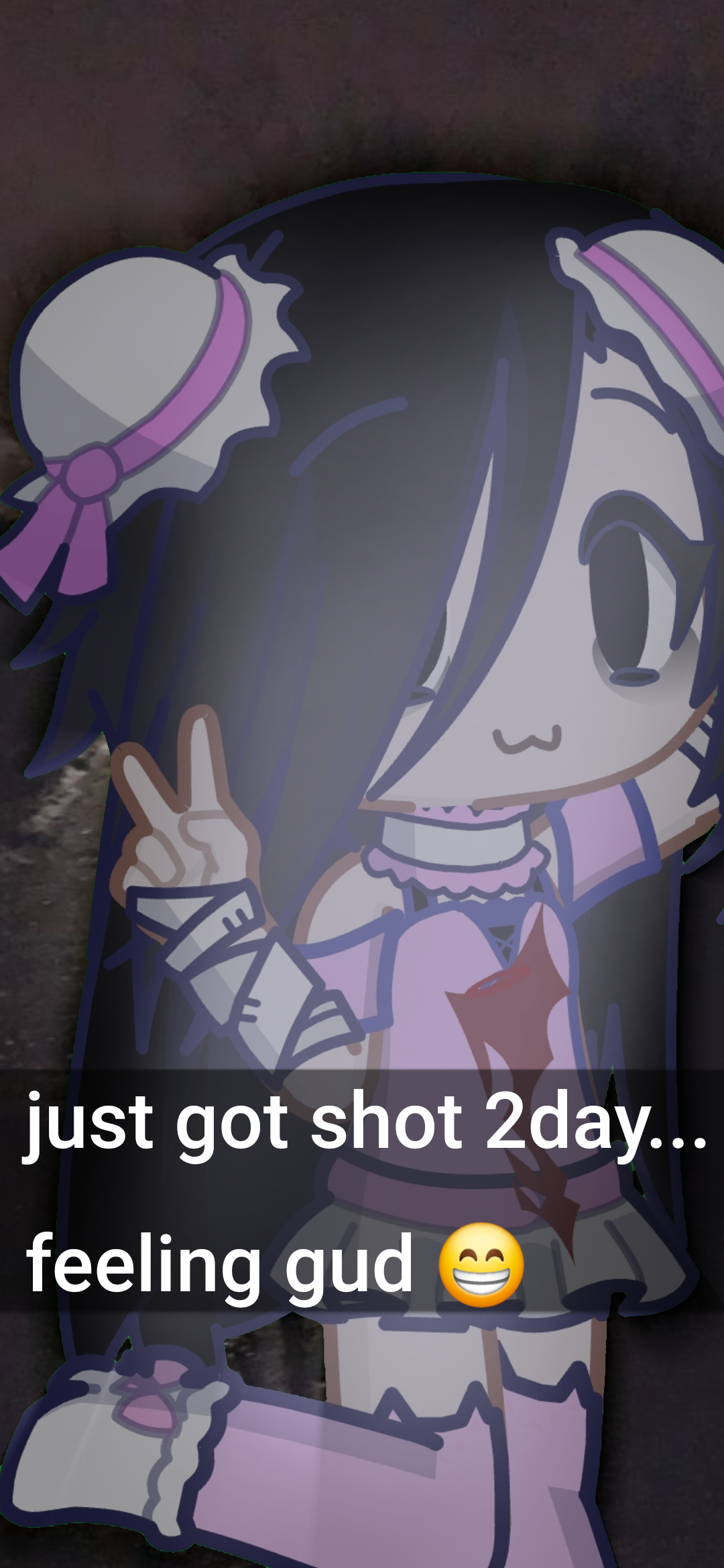 just got shot 2day... - ibisPaint