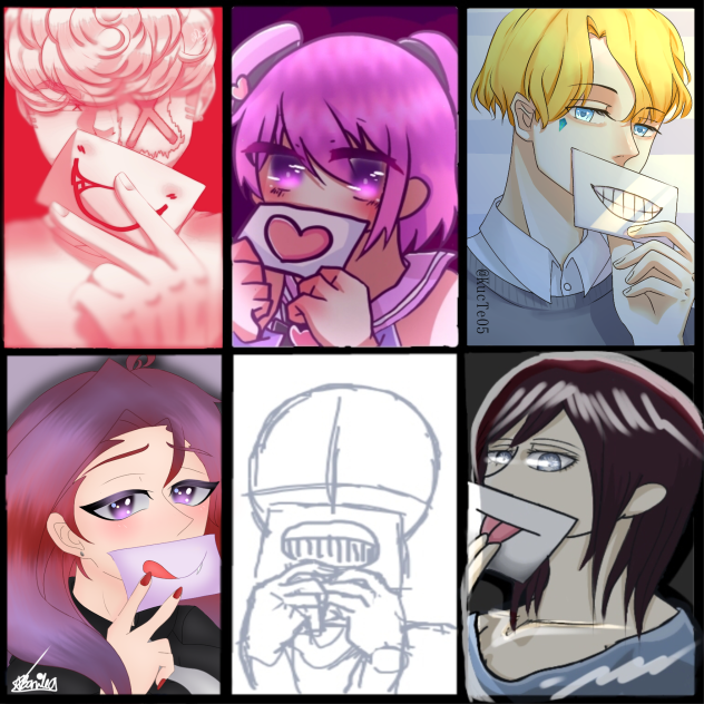 Mouth Card Collab =D - ibisPaint
