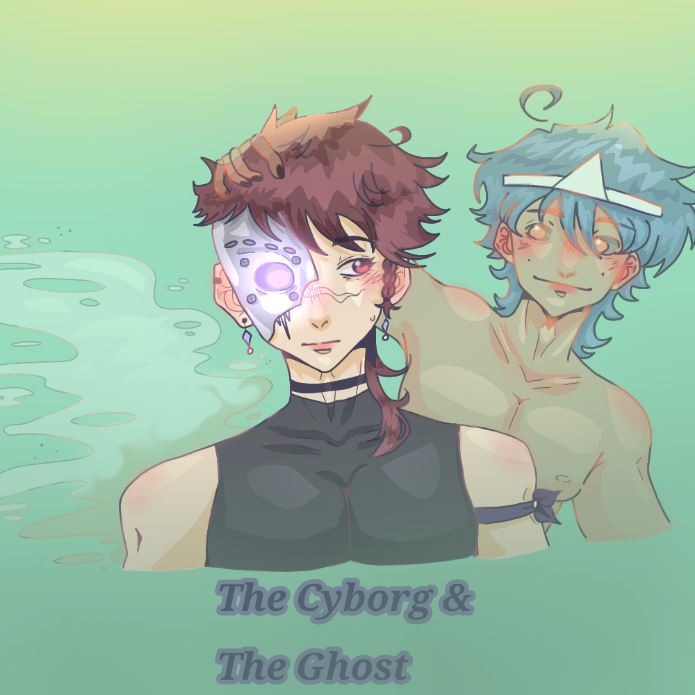 A Cyborg & A Ghost. - ibisPaint