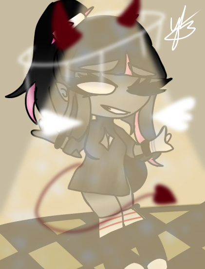 Good or evil - ibisPaint