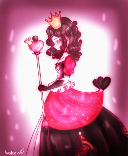 Rosette 🌹Queen of hearts oc - ibisPaint