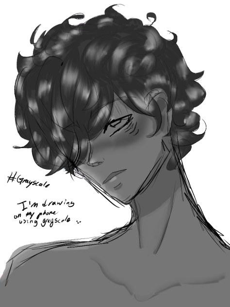 Drawing grayscale - ibisPaint