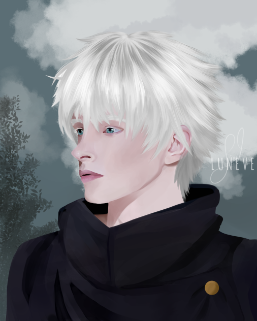 gojo satoru fanart - ibisPaint