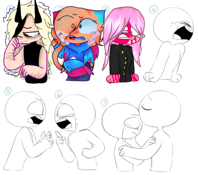 crying collab - ibisPaint