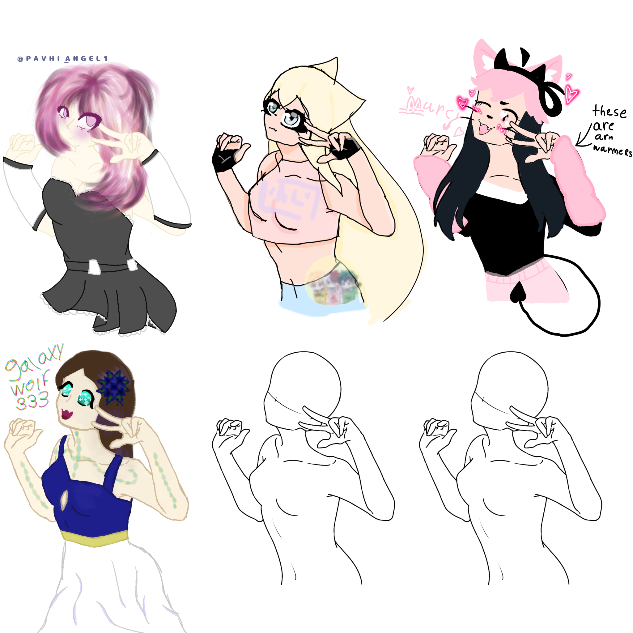 POSE COLLAB!!! - ibisPaint