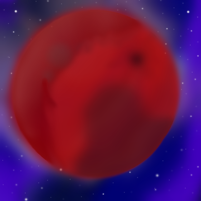 The blood moon - ibisPaint