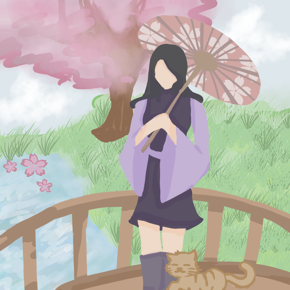 Sakura trees - ibisPaint