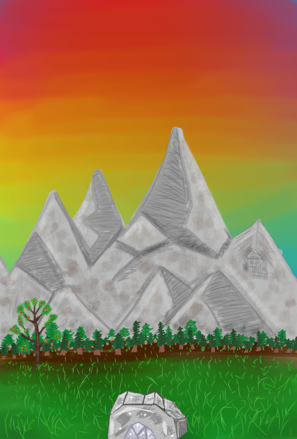 Mountain view - ibisPaint