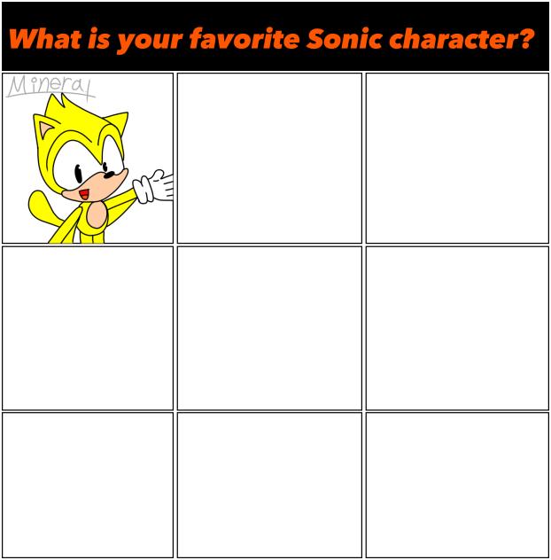 What is your favorite Sonic character - ibisPaint