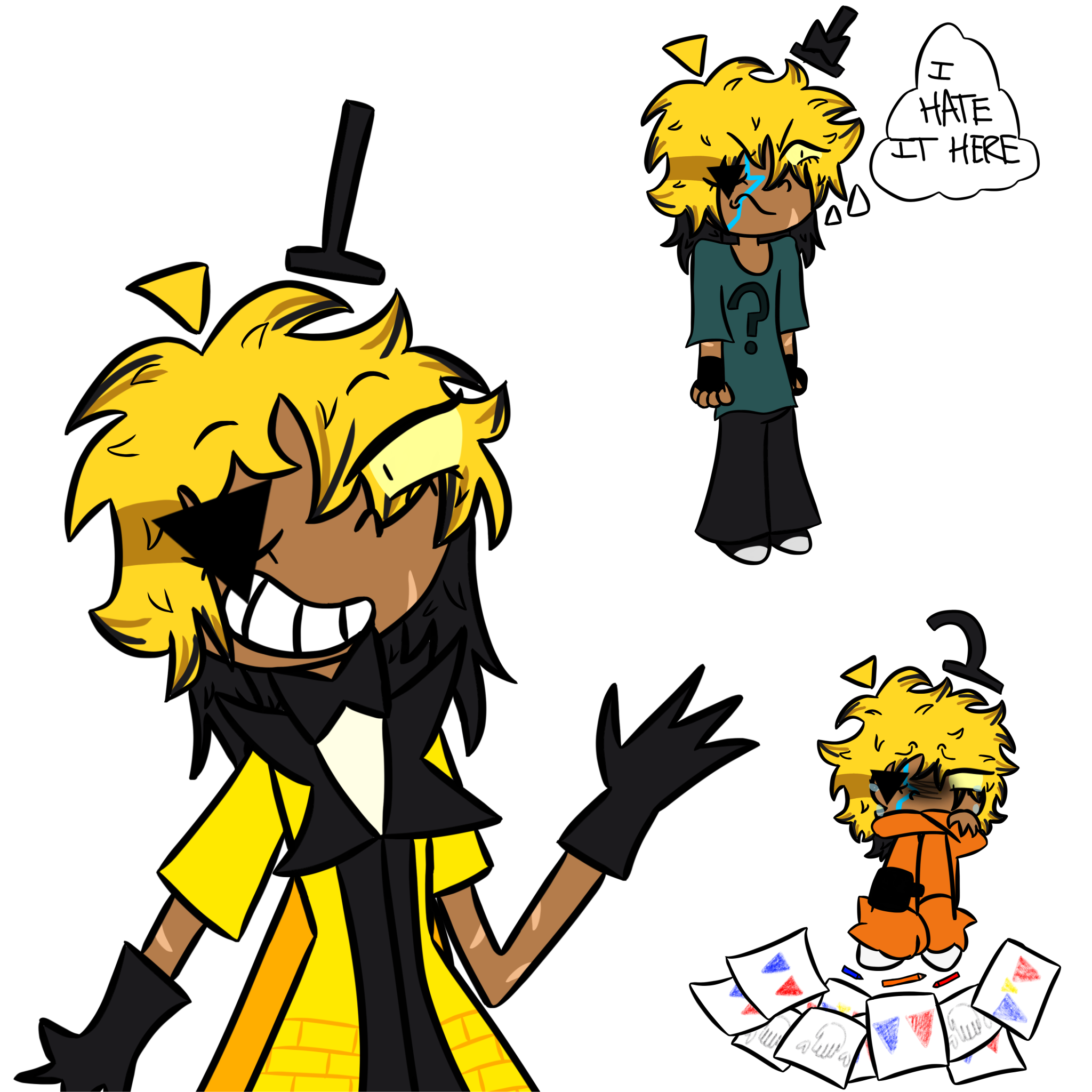My take on BILL CIPHER human form - ibisPaint