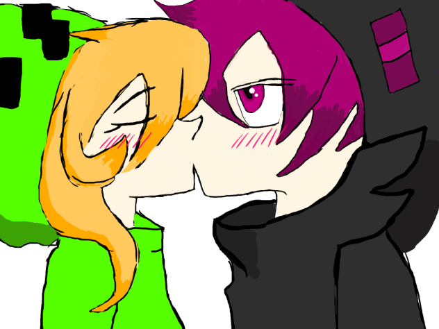 Creeper + Enderman - ibisPaint