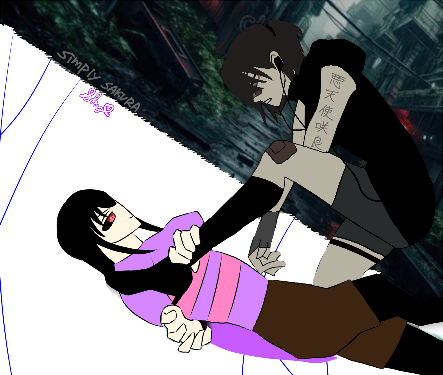 Collab with Simply Sakura - ibisPaint